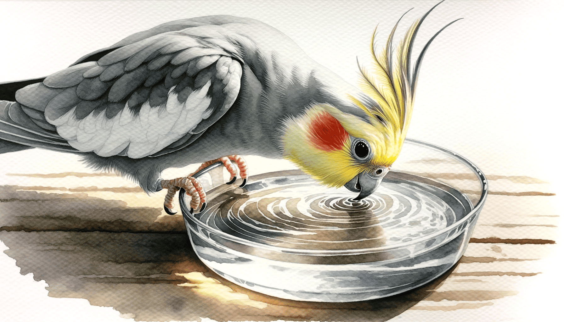 How Much Water Do Cockatiels Really Need? A Vets Guide – Childhoodpets.com