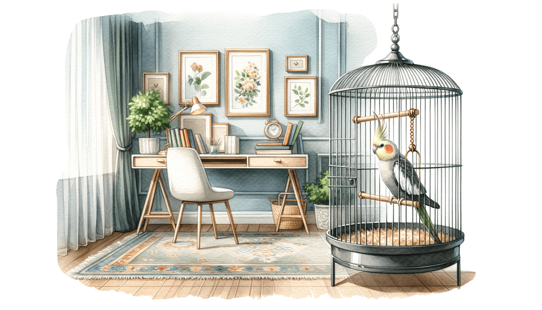 Where is the Best Place to Put a Cockatiel Cage? – Childhoodpets.com